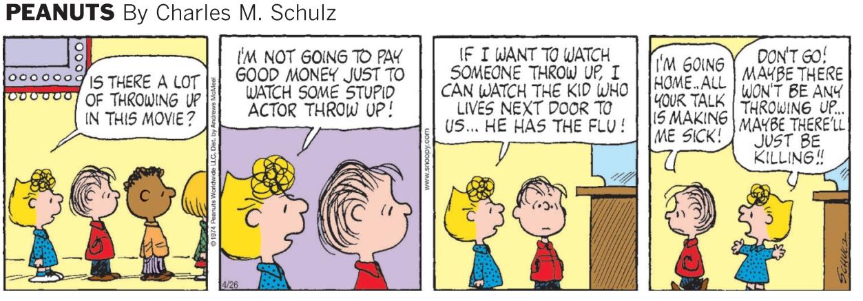 Peanuts Math Comics