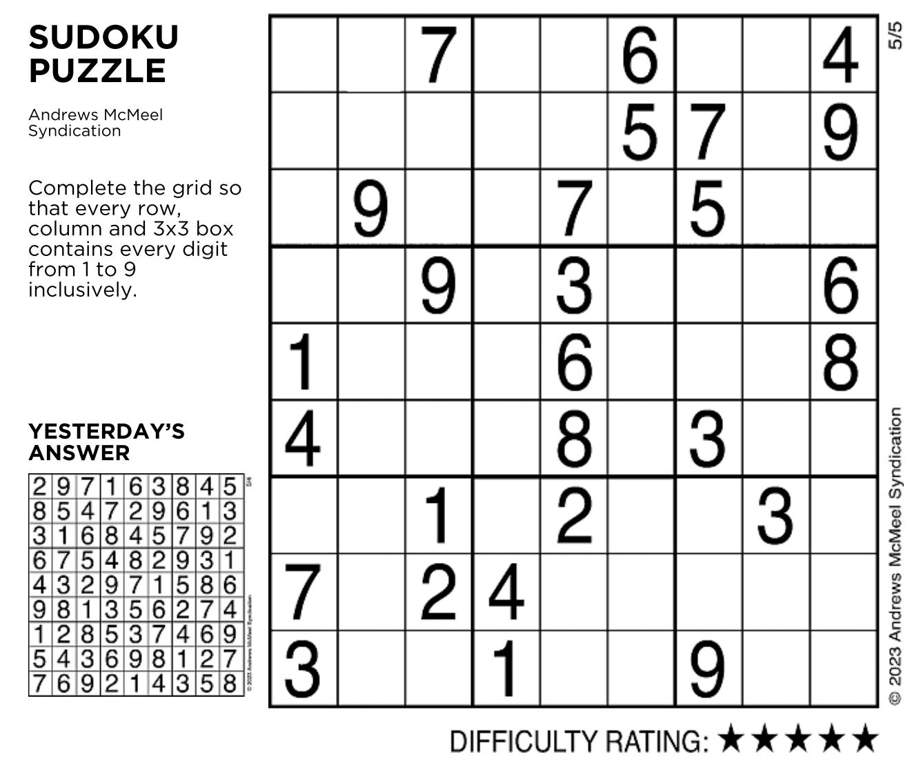 Sudoku - Puzzles