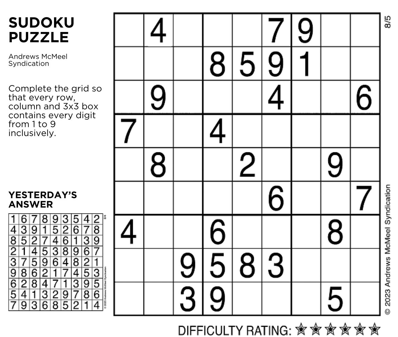 Sudoku - Puzzles