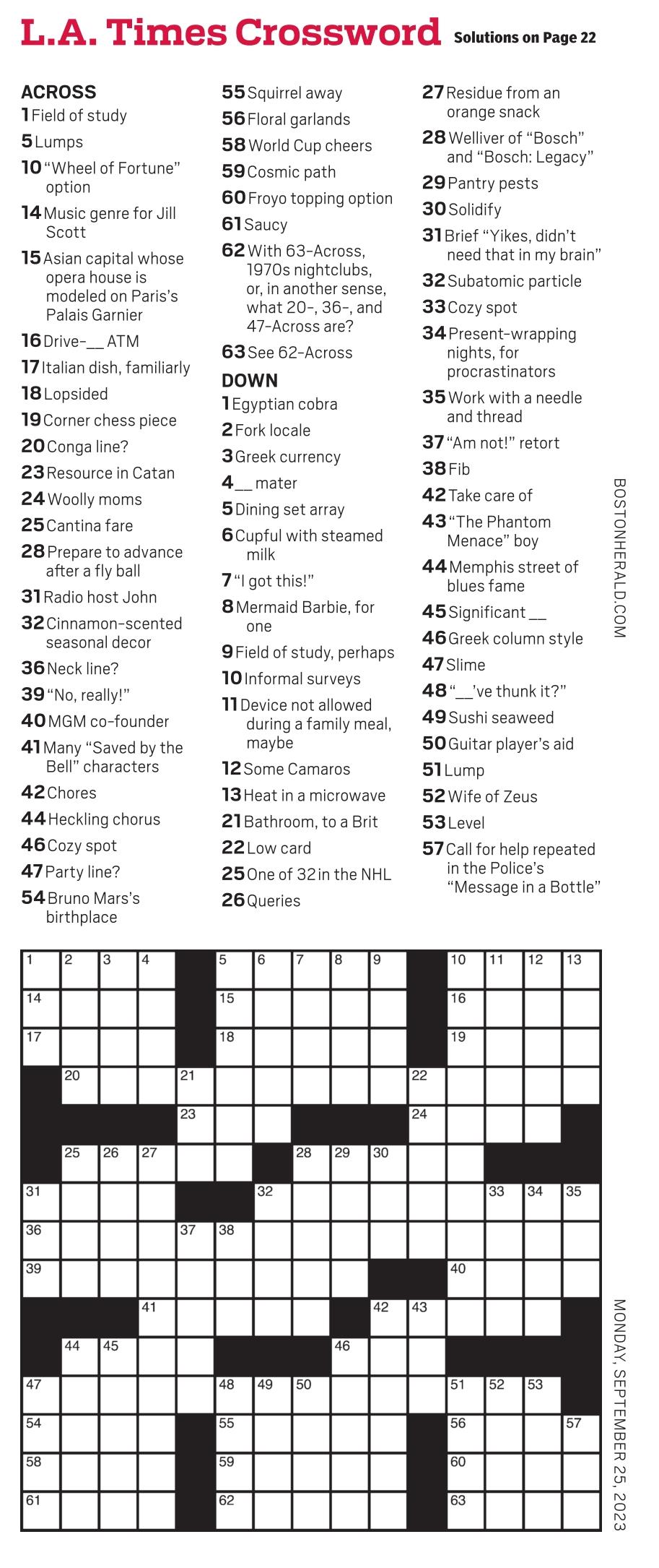Crossword Puzzler - Puzzles