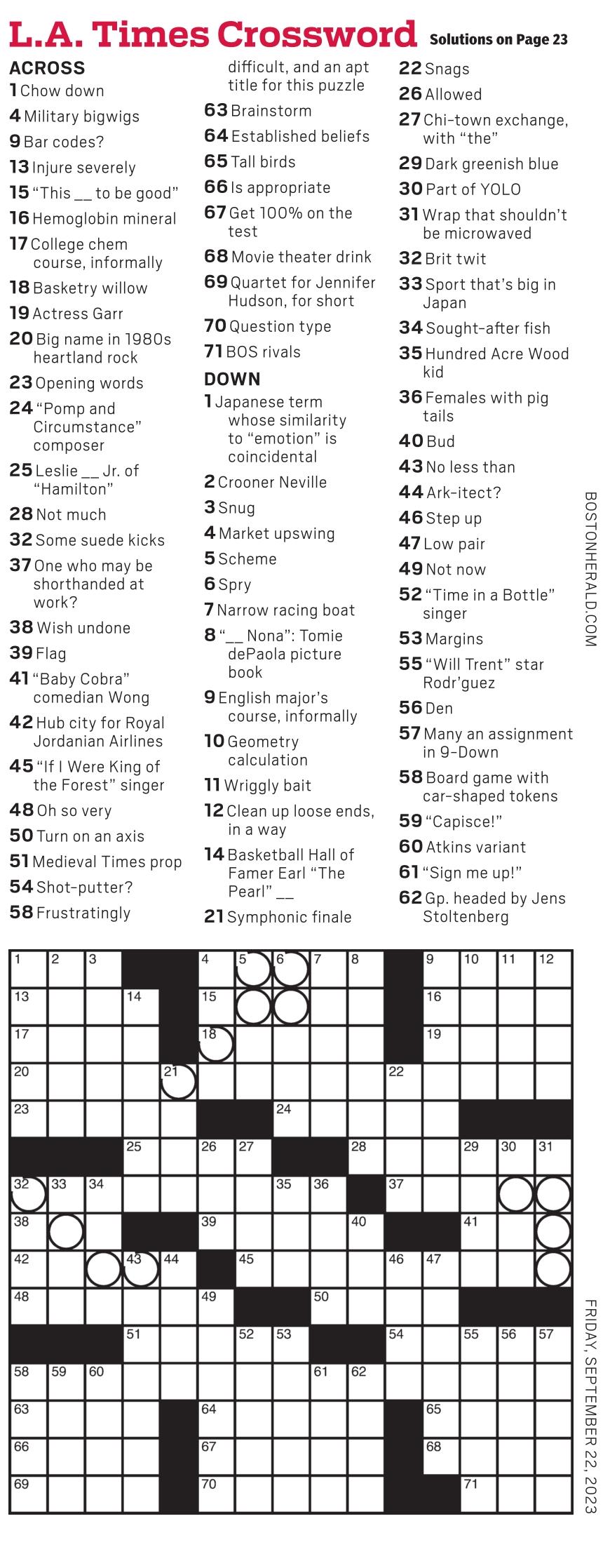 Crossword Puzzler - Puzzles