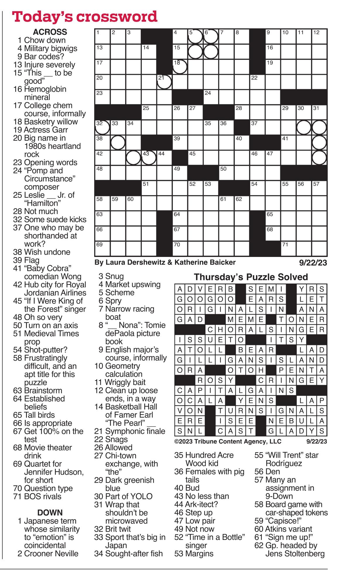 Crossword Puzzler - Puzzles