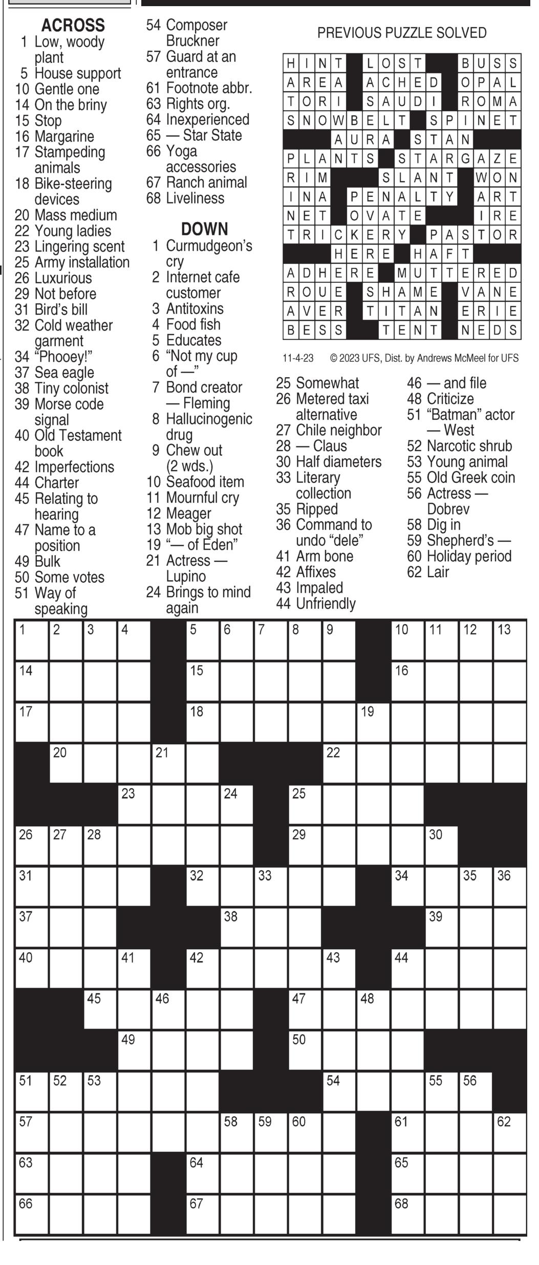 Crossword Puzzler - Puzzles