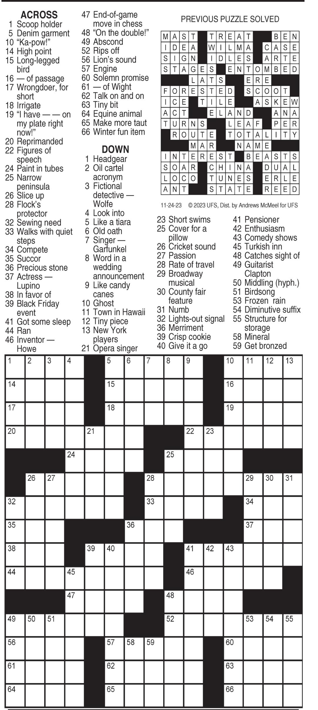 Crossword Puzzler - Puzzles