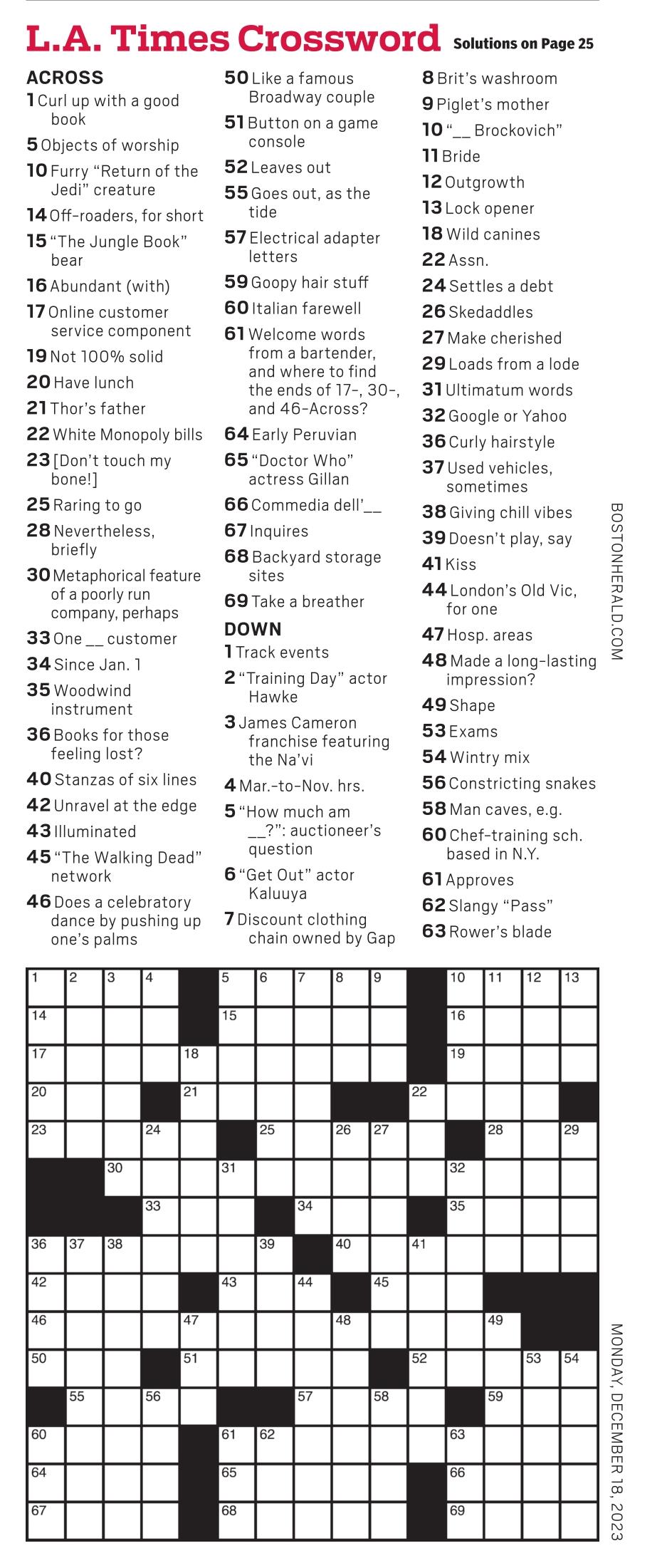 Crossword Puzzler - Puzzles